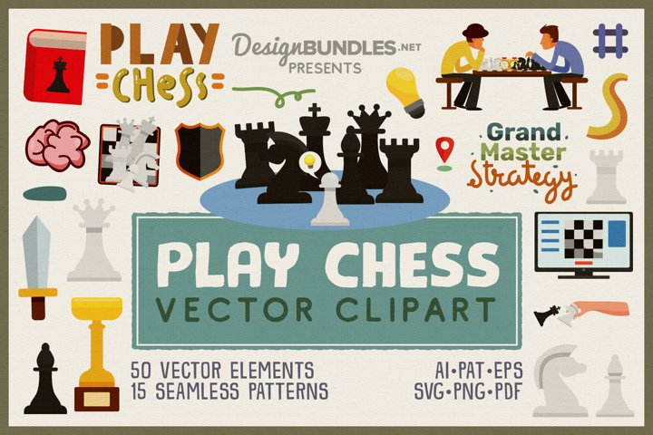 Play Chess Vector Clipart Pack