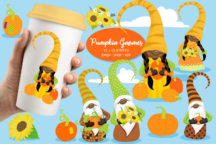 African American gnomes, Pumpkin gnomes