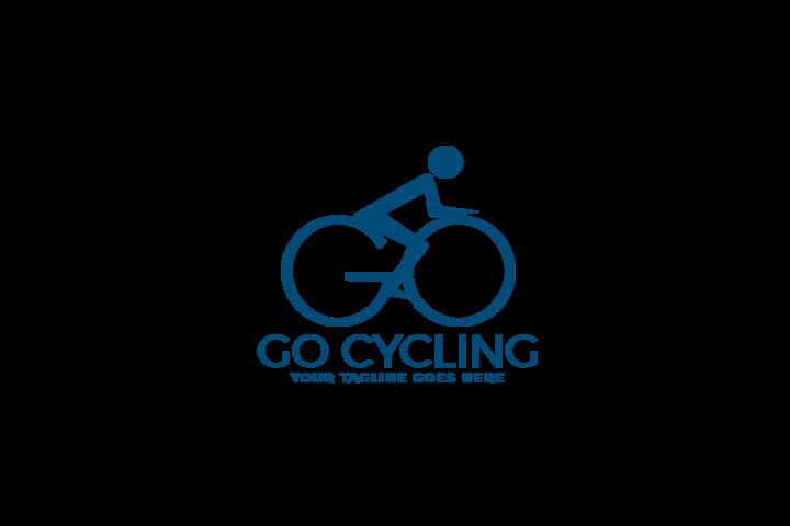 GO Bicycle vector logo design. (156793) | Logos | Design Bundles
