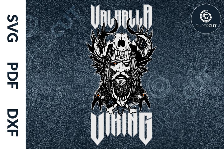 SVG / EPS / PNG Valhalla Viking (1141877) | Illustrations | Design Bundles