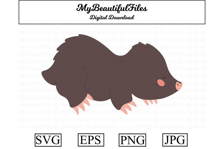Mole SVG - Cute animal SVG, EPS, PNG and JPG (907352) | Illustrations ...