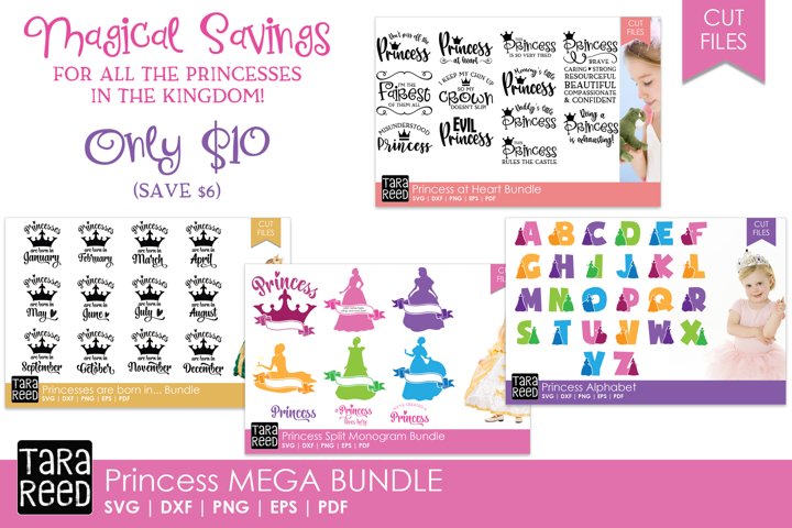 Princess MEGA Bundle (122981) | Cut Files | Design Bundles