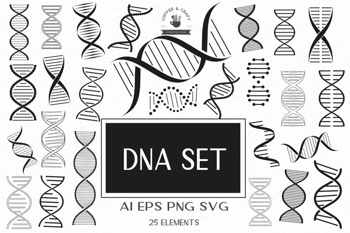 DNA svg set