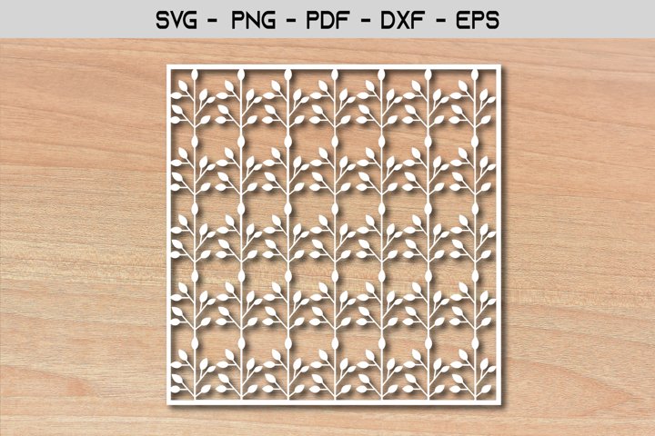 Pattern Stencil Paper Template SVG