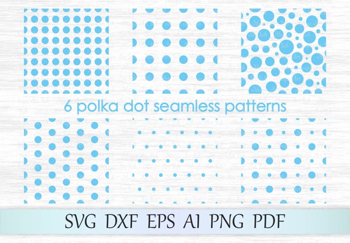 Polka dot seamless pattern, Polka dot pattern svg, Polka dot (68191 ...