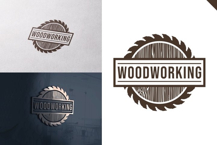 woodworking logo (1185417) | Logos | Design Bundles
