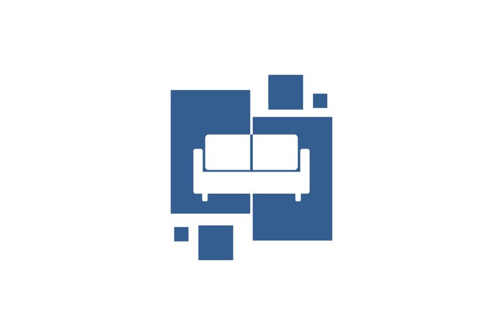 Sofa Furniture Logo (333479) | Logos | Design Bundles