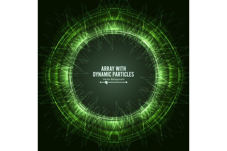 Array Vector With Dynamic Particles. Technology (653694)