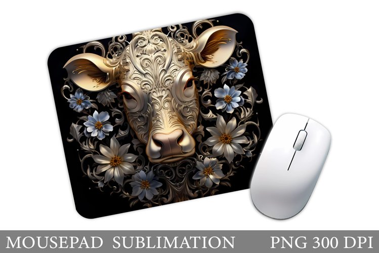 Cow Mouse Pad Design. Cow Mouse Pad Sublimation (4092915)