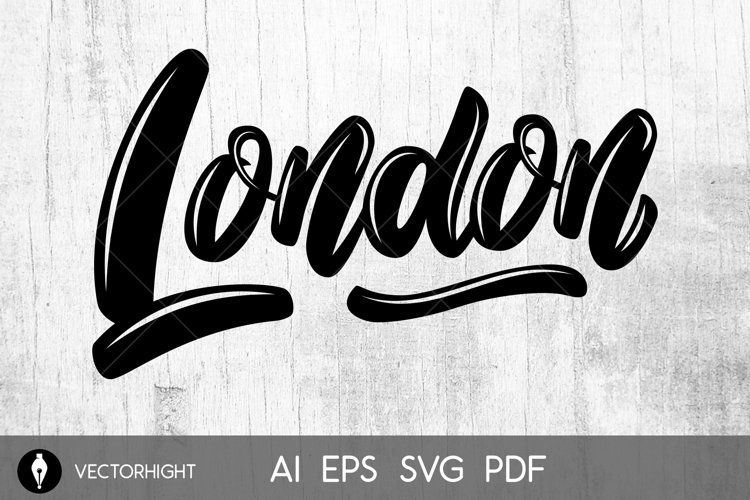 London capital of England. Lettering phrase (2033729)