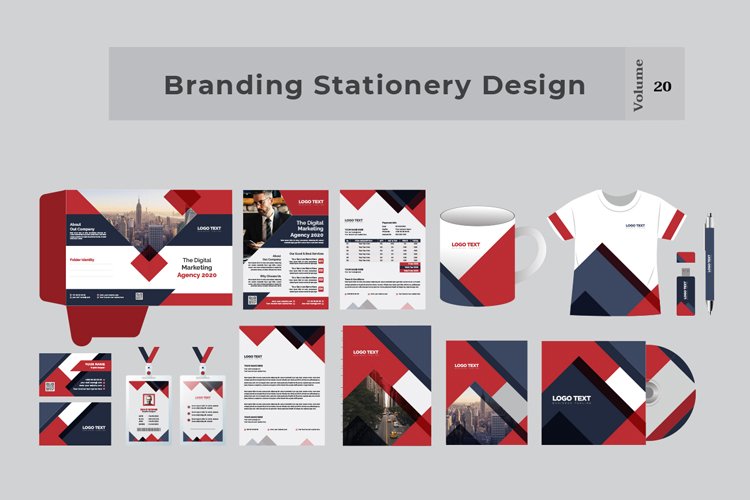 Modern Business Stationery Template (1803239)