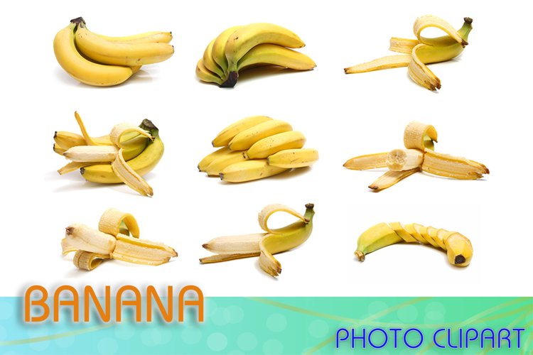 Banana photo clipart