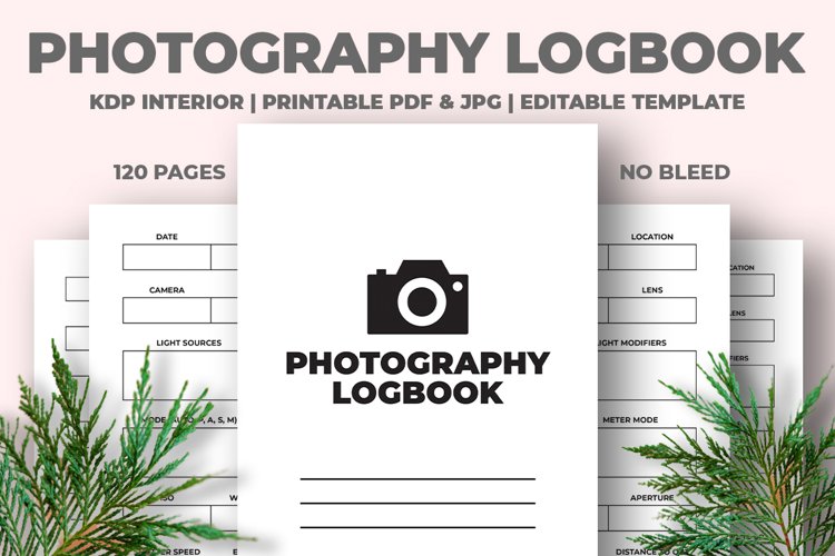 Photography Logbook KDP Interior