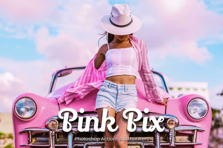 14 Pink Pix Photoshop Actions