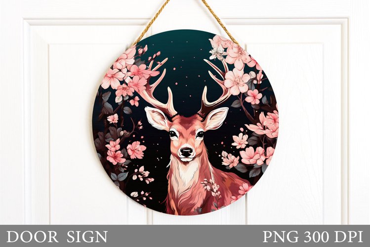 Deer Door Sign Sublimation. Deer Sublimation (3790426)