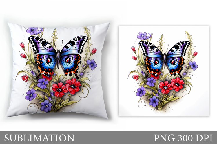 Butterfly Pillow Sublimation. Butterfly (4190035)