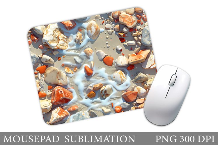 Stones Mouse Pad Design. Stones Sublimation