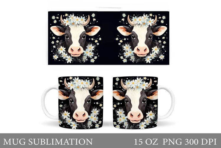 Cute Cow Mug Sublimation. Cute Cow Sublimation (3850313)