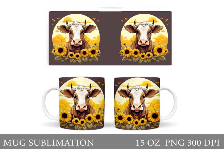 Cute Cow Mug Sublimation. Cute Cow Sublimation (3883513)