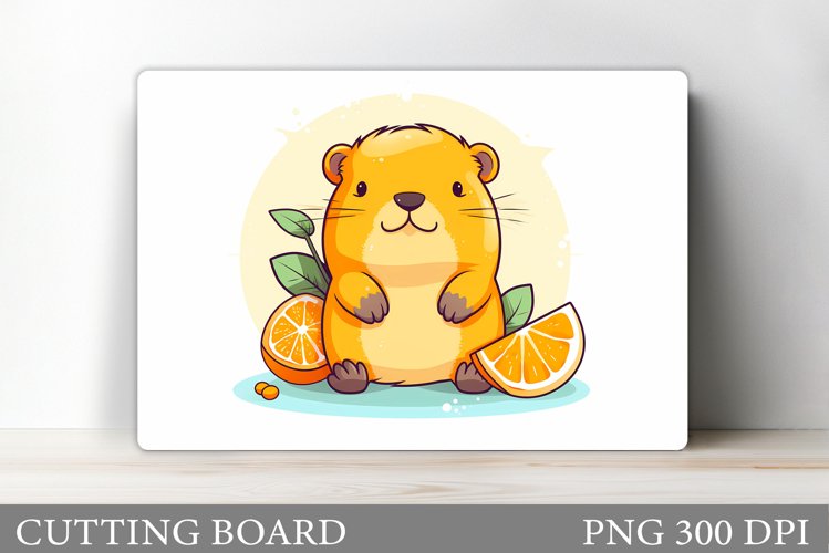 Cute Capybara Cutting Board. Capybara Kitchen Cutting Board