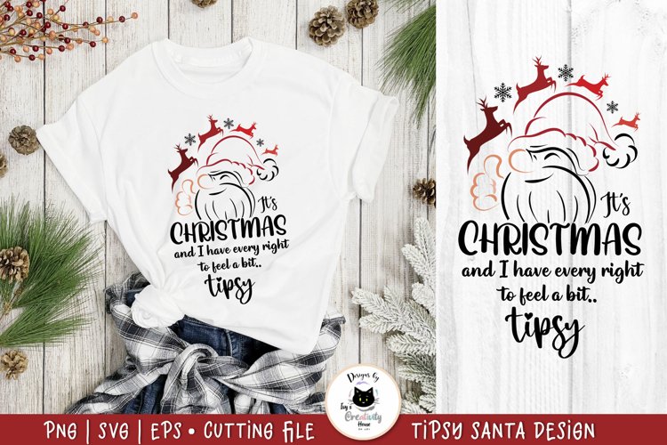 Funny Christmas SVG File | Christmas Cut File Santa (1350649) | Cut ...
