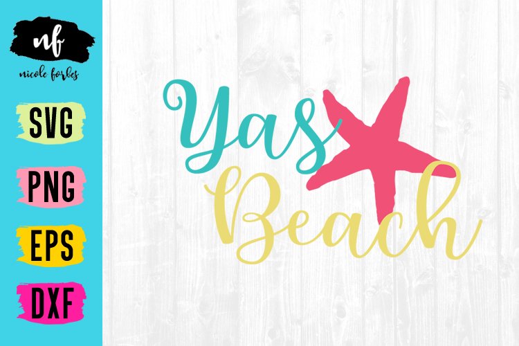 Yas Beach SVG Cut File
