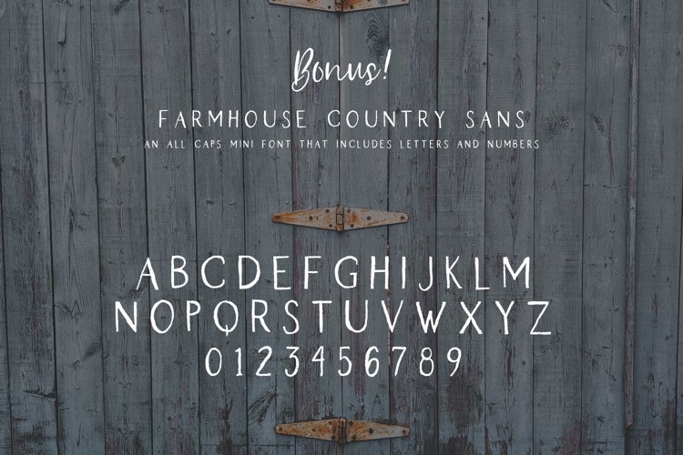 Farmhouse Country Rustic Cursive Font - Free Font of The Week | Font Bundles