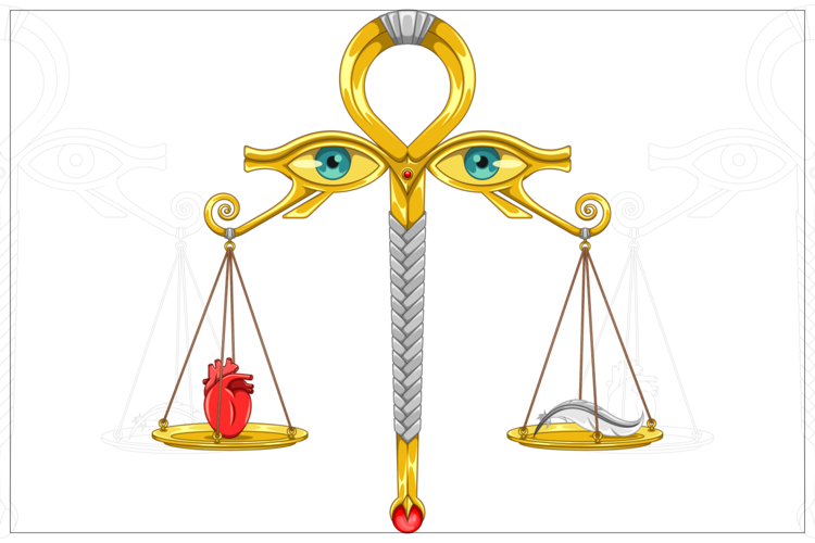 Egyptian Scales of the Judgement of Osiris