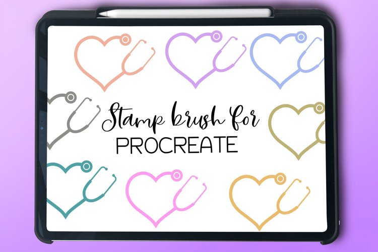 Nurse Stamp Brush Procreate Brush