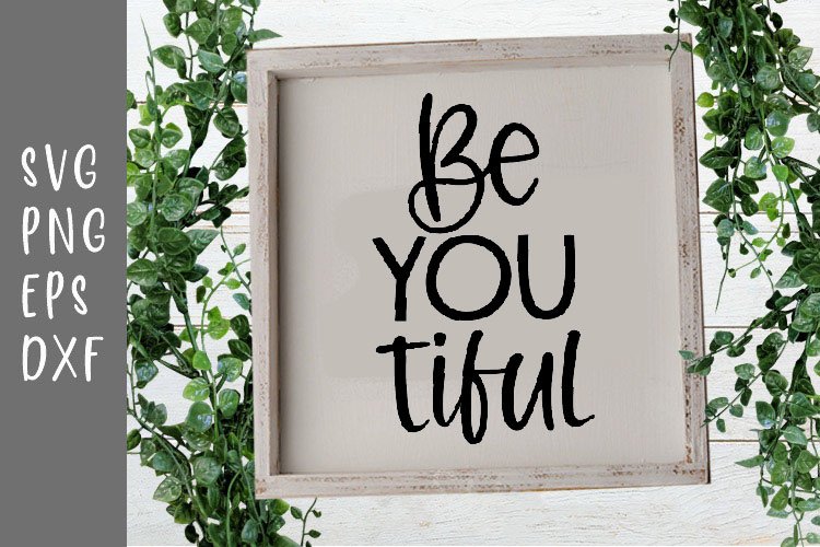 BeYOUtiful SVG (897624)