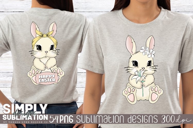 Build A Bunny Easter Png Bundle | Dress Up Your Own Bunny - Free Design ...