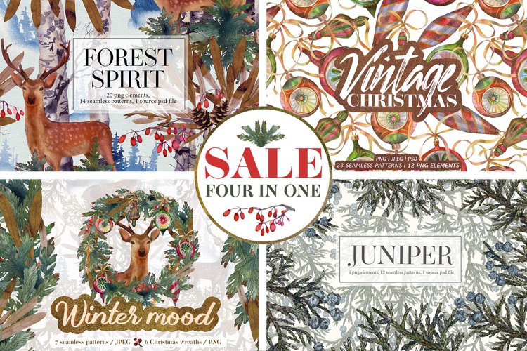 Winter bundle. Four in one