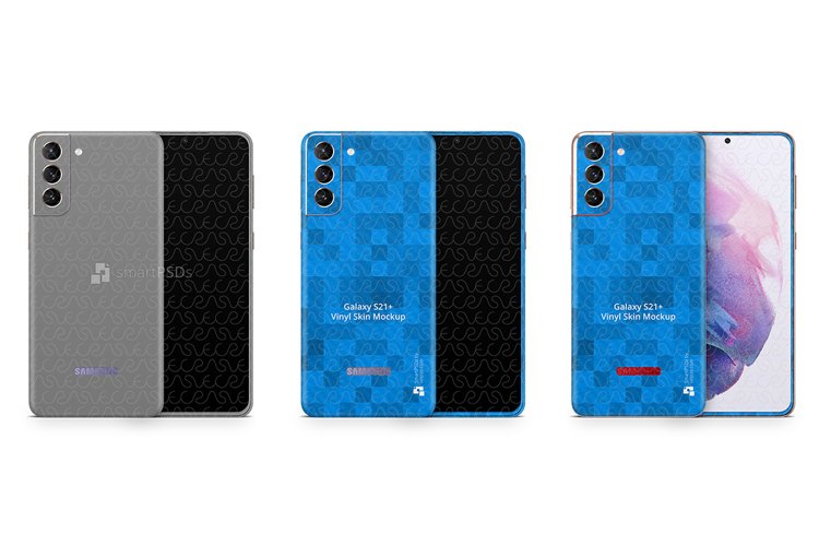 Galaxy S21 Plus 5G 2021 PSD Skin Mockup Template