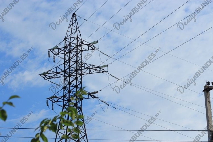 metal power line support (798931)