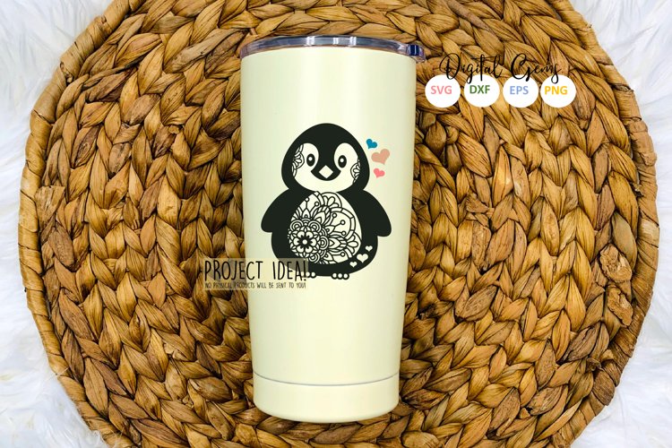 Penguin design - Free Design of The Week | Design Bundles