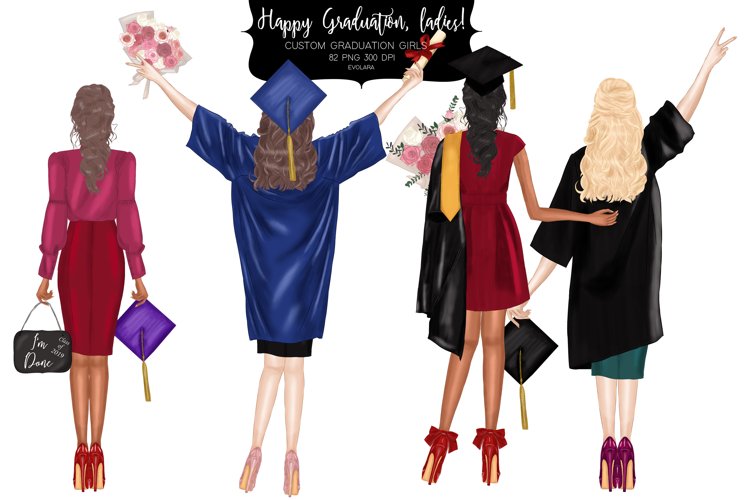 Graduation Clipart | Design Bundles