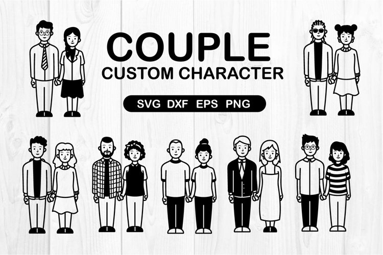 Couple custom character, Valentine couple