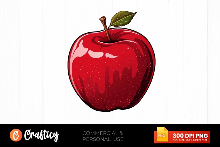 Red Apple Clipart PNG