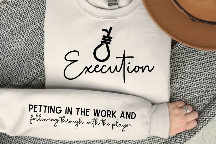 Execution SVG, Sleeve SVG Design