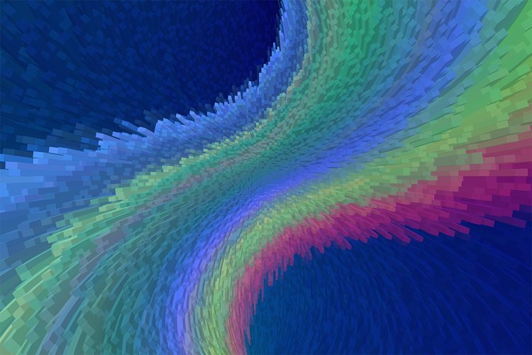 Abstract multicolored textured 3d background, (1702893)