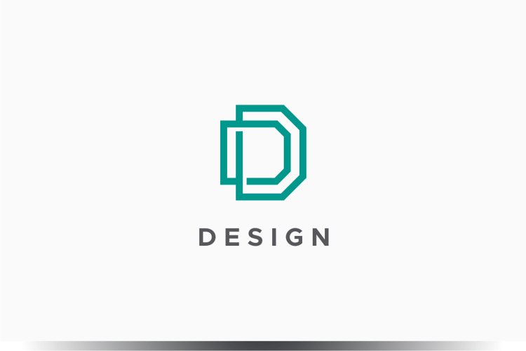 Monogram Letter D vector logo design template (3401464)