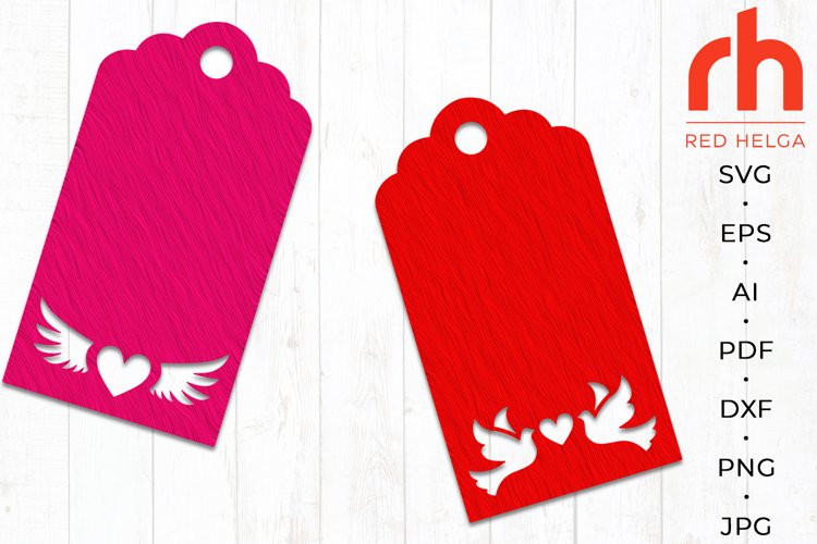 Wedding gift tags svg, Heart gift tags svg, Decorative tags (1449440 ...