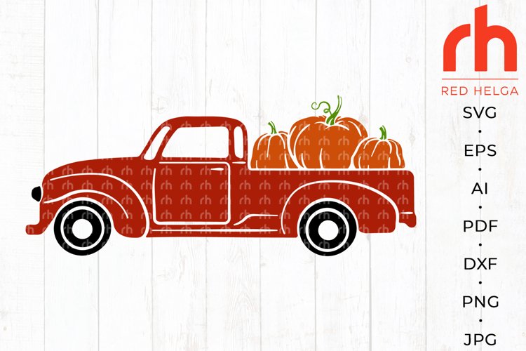 Pumpkin truck svg - Thanksgiving truck svg - Halloween truck (1591460 ...