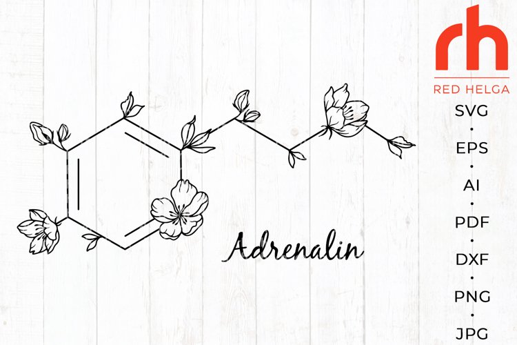 Floral adrenalin svg - Flower adrenalin svg (1452592) | SVGs | Design ...