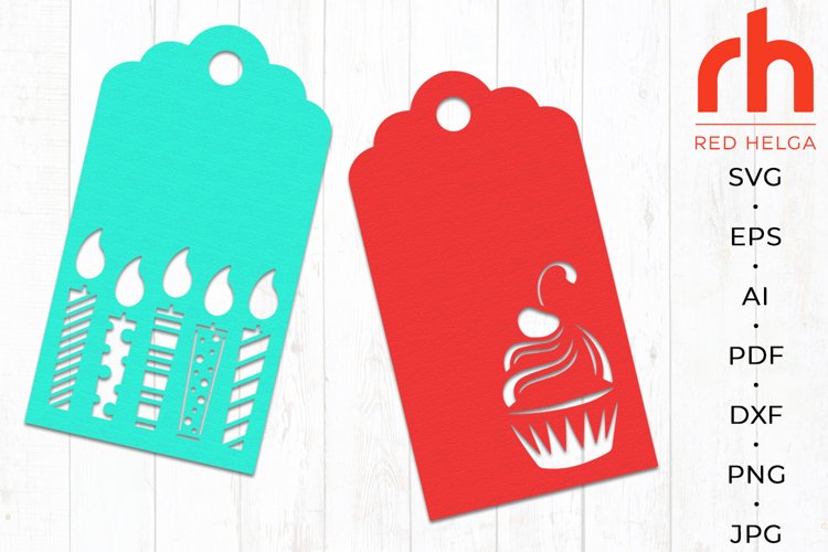 Happy Birthday tags svg - Birthday gift tags svg (1461423) | SVGs ...