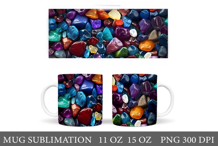 3D Stones Mug Design. 3D Stones Mug Wrap (2599947)