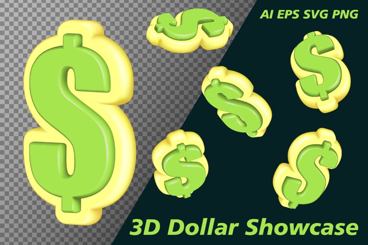 3D Dollar Showcase