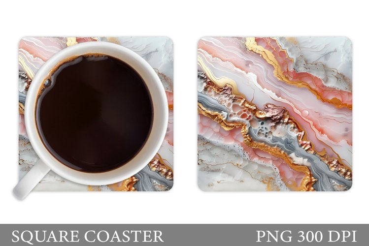 Texture Coaster Design. Abstract Coaster Sublimation