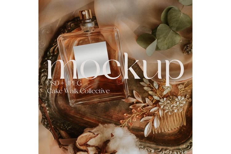 LINNEA | Perfume Label Mockup | Branding Mockup | Packaging