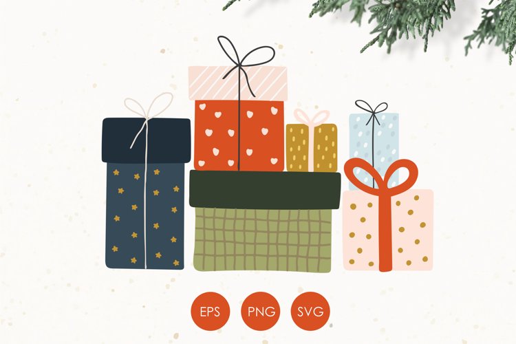 Christmas gifts SVG, Gift Svg, Christmas Svg, Christmas Png (2233897 ...